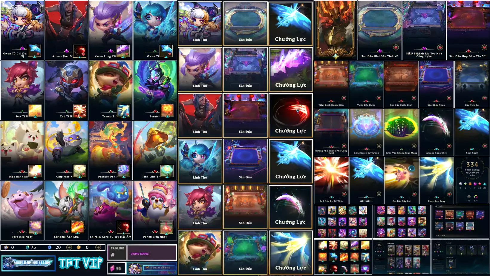 Acc #88216: LOL TFT VIP SKIN MORDERKAISER TRÁC VIỆT - 4 ĐA SẮC TRÁC ...